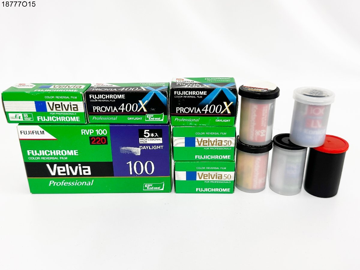 Yahoo!オークション - 未使用 富士フィルム Velvia 50/100 PROVIA 400X...