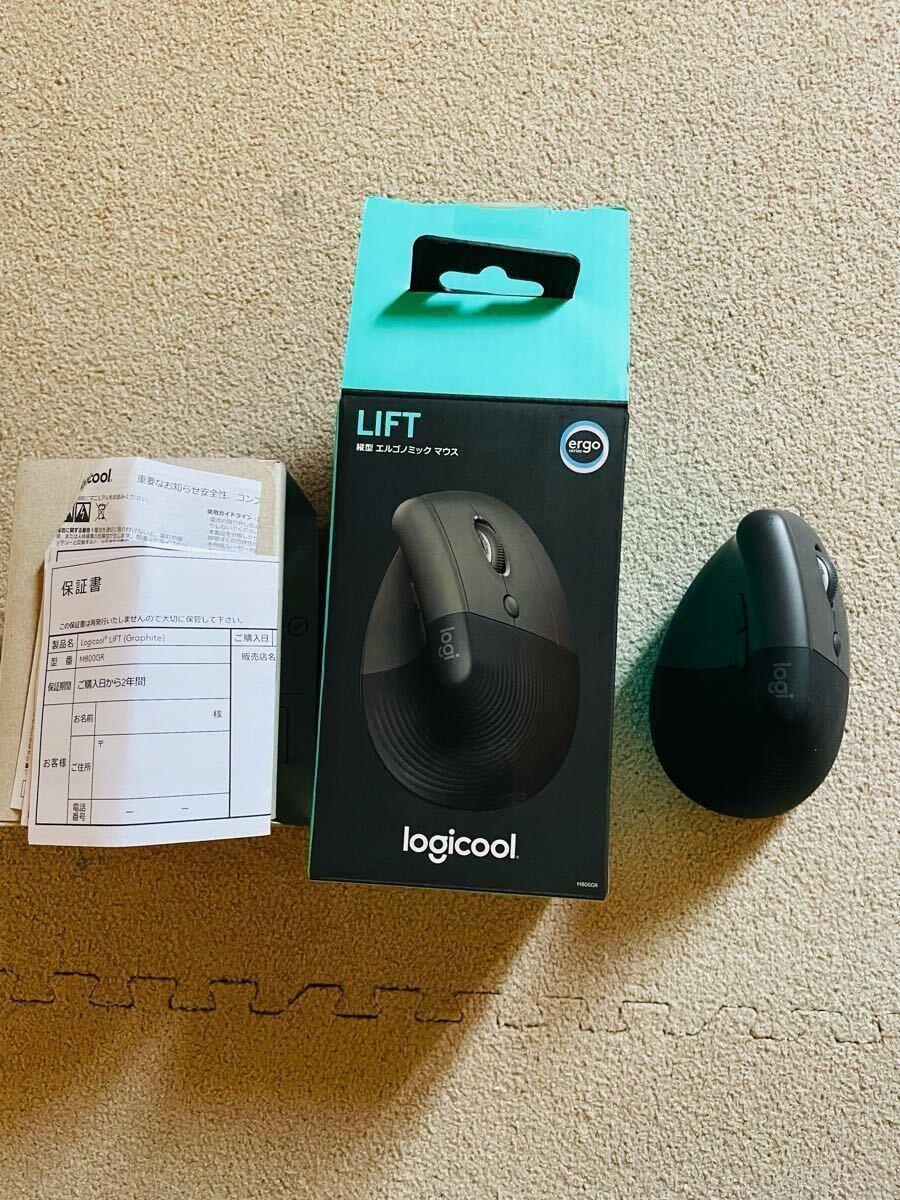 Yahoo!オークション - ロジクール エルゴノミック マウス LIFT M800GR ...