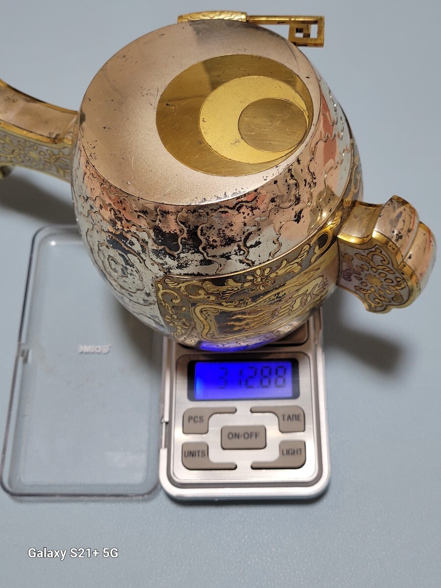 Yahoo!オークション - 銀製 小槌 銀置物 打ち出の小槌 縁起物 約312g ...