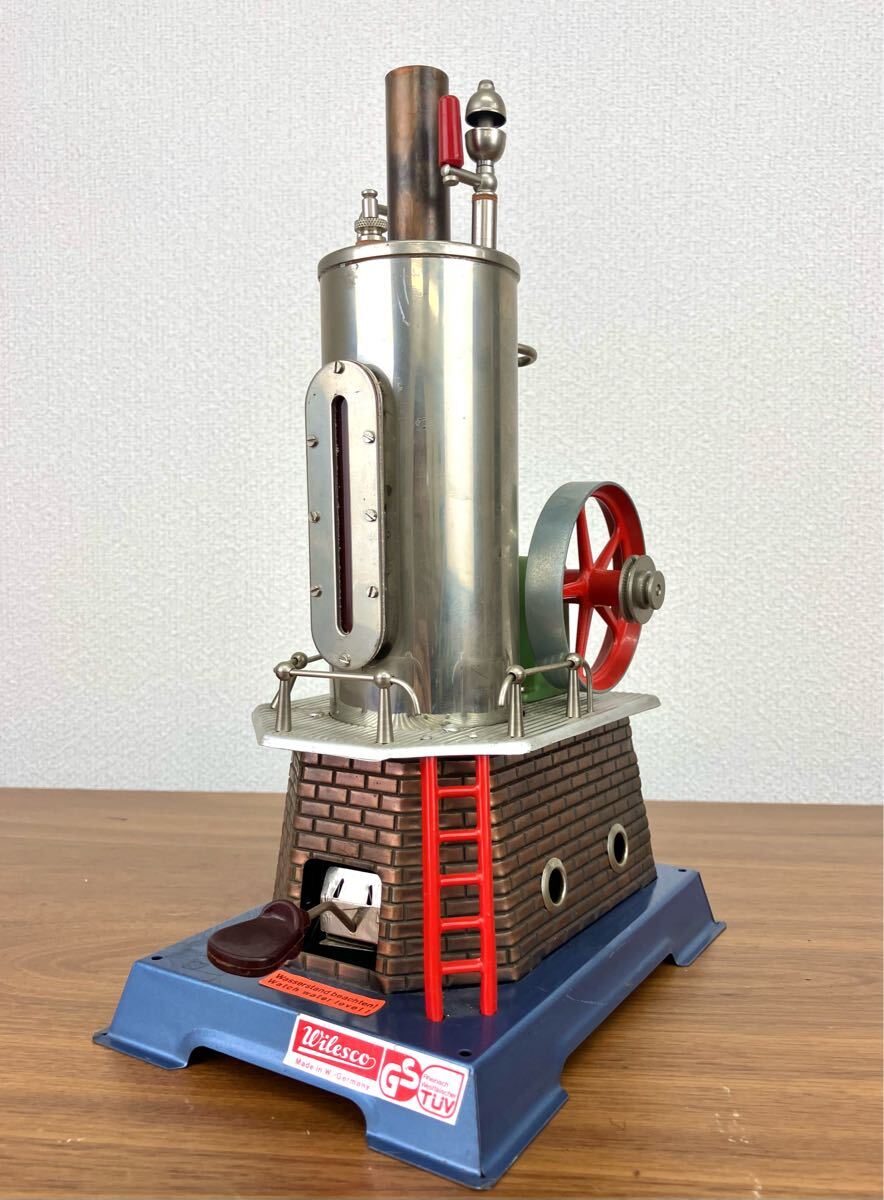 Yahoo!オークション - 1円〜 ドイツ Wilesco社製 D455型蒸気エンジン ...