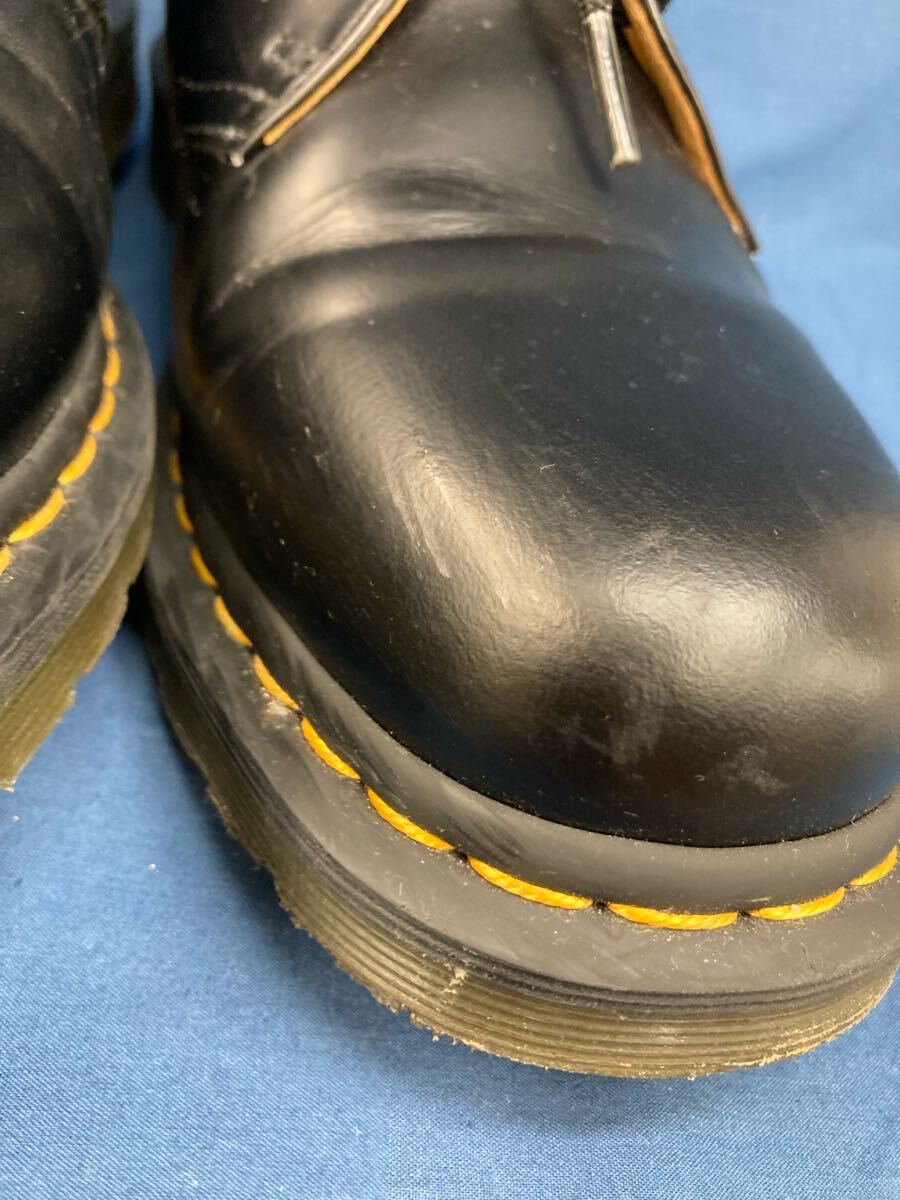 Yahoo!オークション - ドクターマーチン Dr Martens ブラック レザー 3...