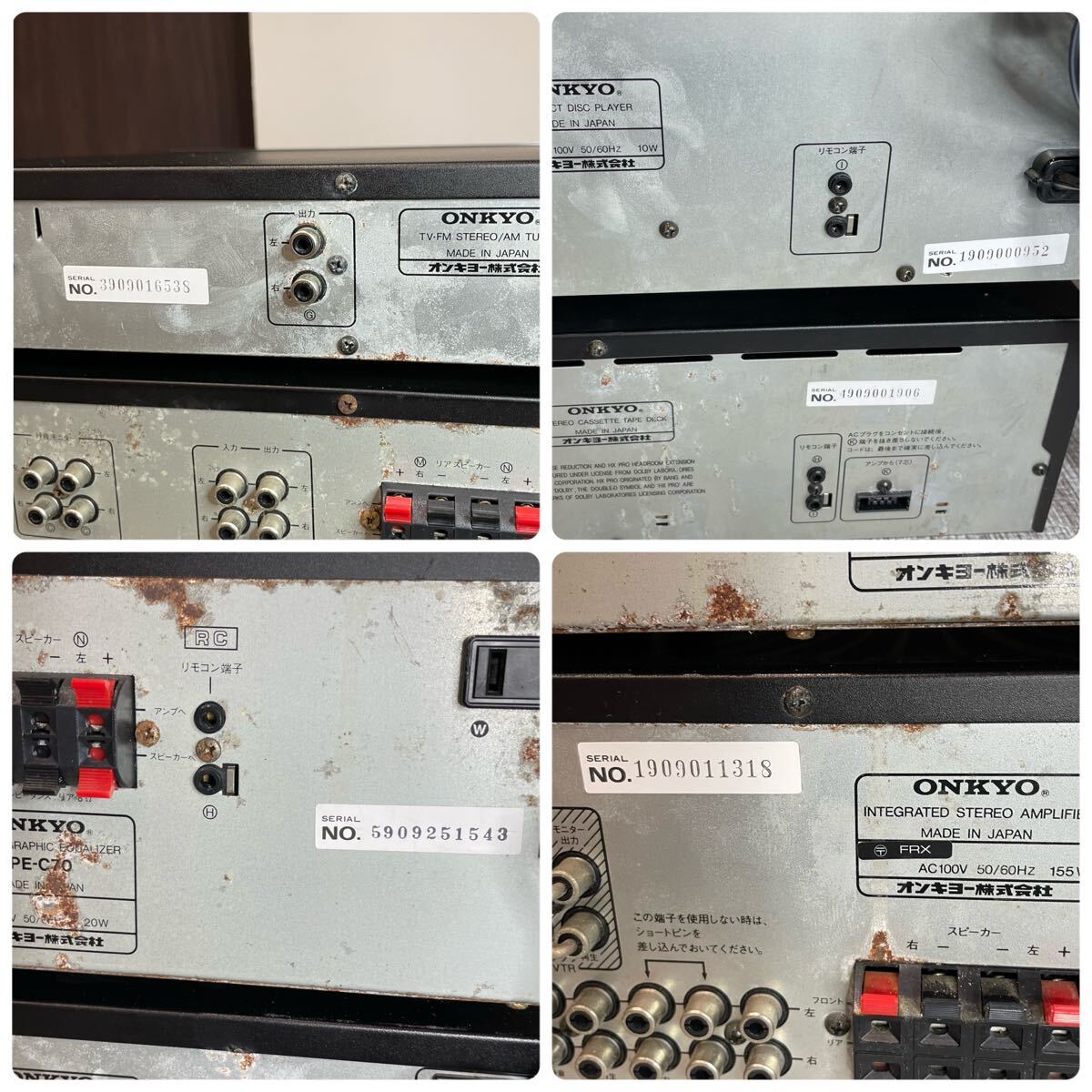 Yahoo!オークション - ONKYO オンキョー システムコンポ PT-C70 PE-C70...