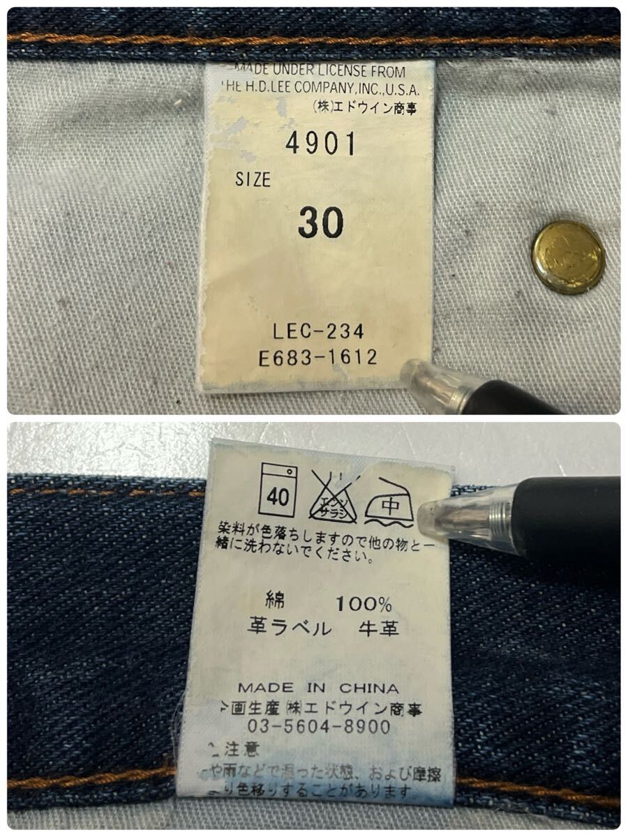 Yahoo!オークション - Lee RIDERS リーライダース 4901 ブーツカットジ...