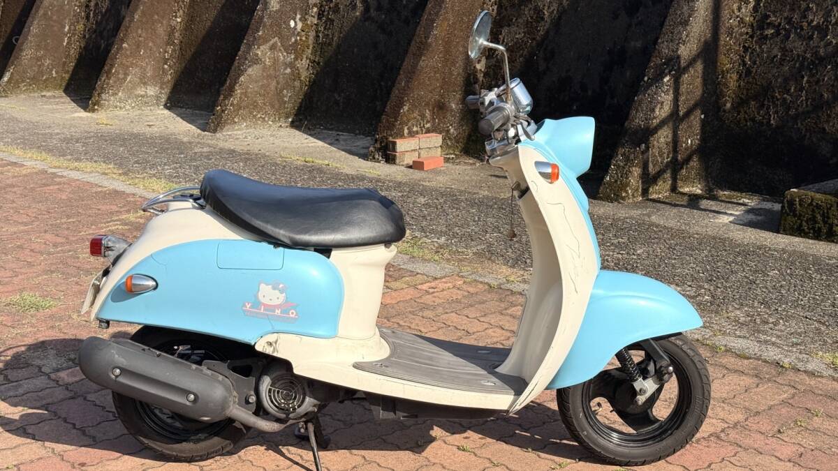 Yahoo!オークション - 原付 ヤマハ ビーノ 5AU 2スト ハローキティ限定...