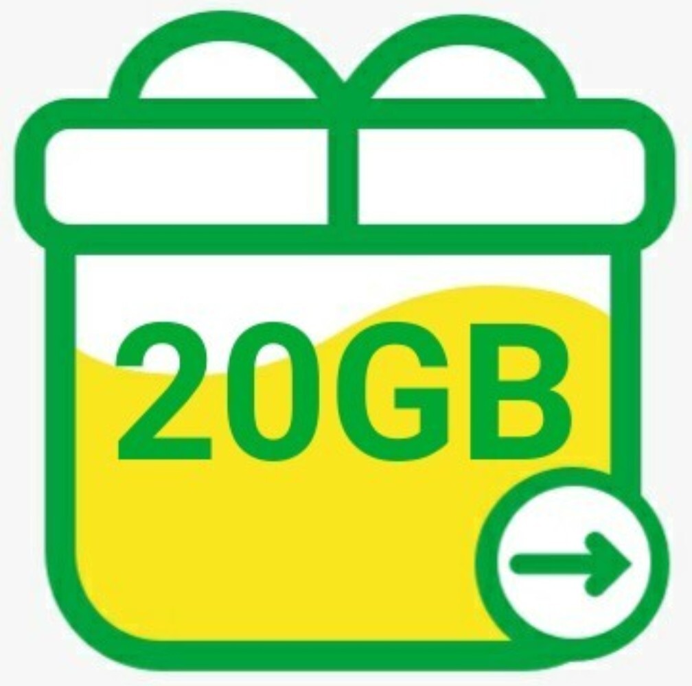 Yahoo!オークション - mineo マイネオ パケットギフト 約20GB