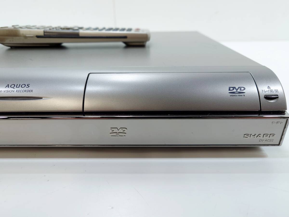 Yahoo!オークション - A100 SHARP シャープ HDD DVDレコーダー DV-AC52...