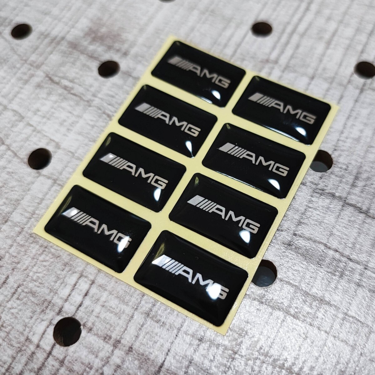 Yahoo!オークション - 【AMG】キラキラ系 3Dミニステッカー 8P メルセ...