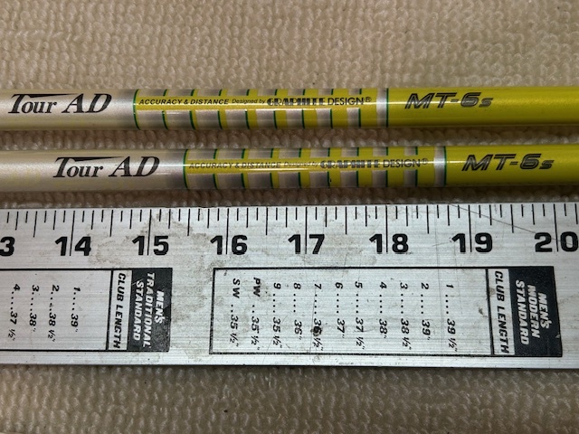 Yahoo!オークション - 中古シャフト TOUR-AD MT-6S テーラーメイドスリ...