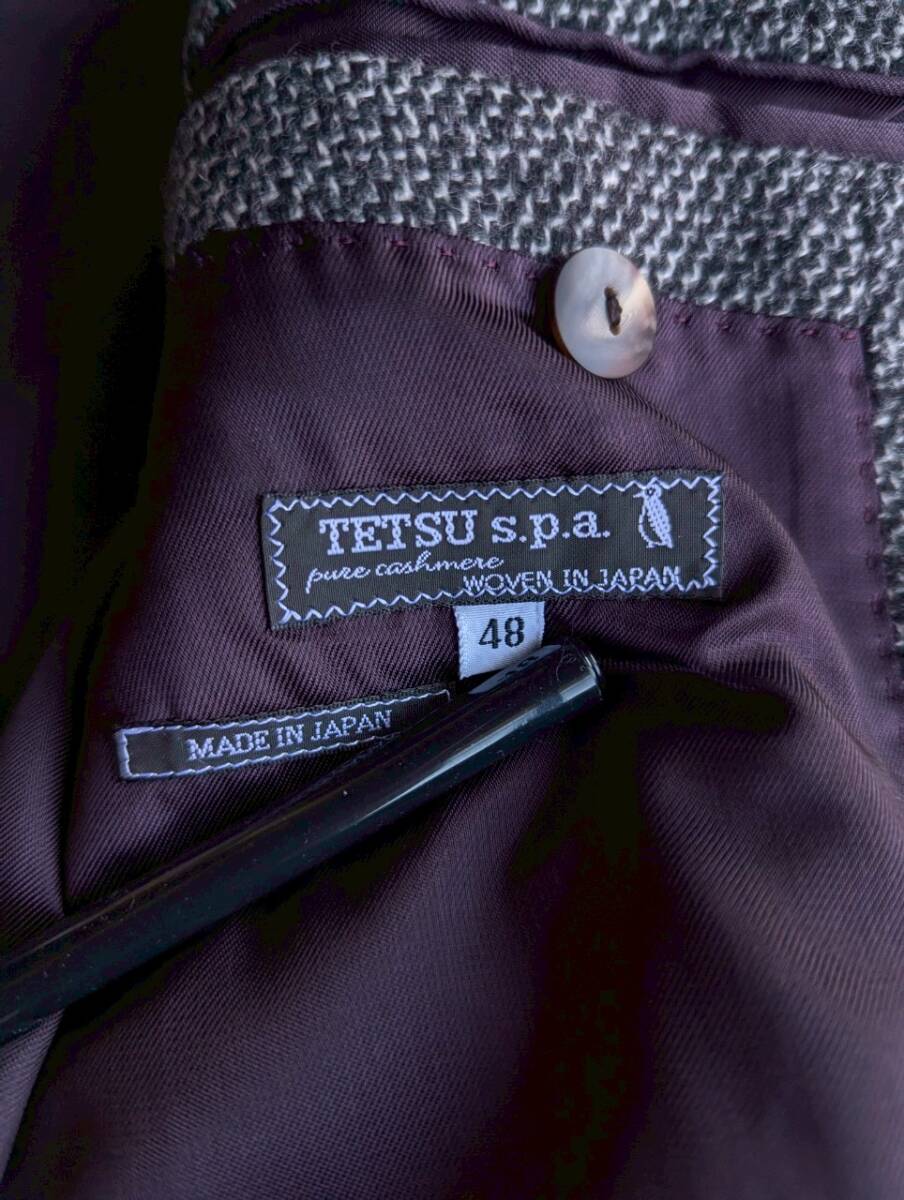 Yahoo!オークション - カシミヤ100％ TETSU s.p.a 日本製 カシミヤ チ...