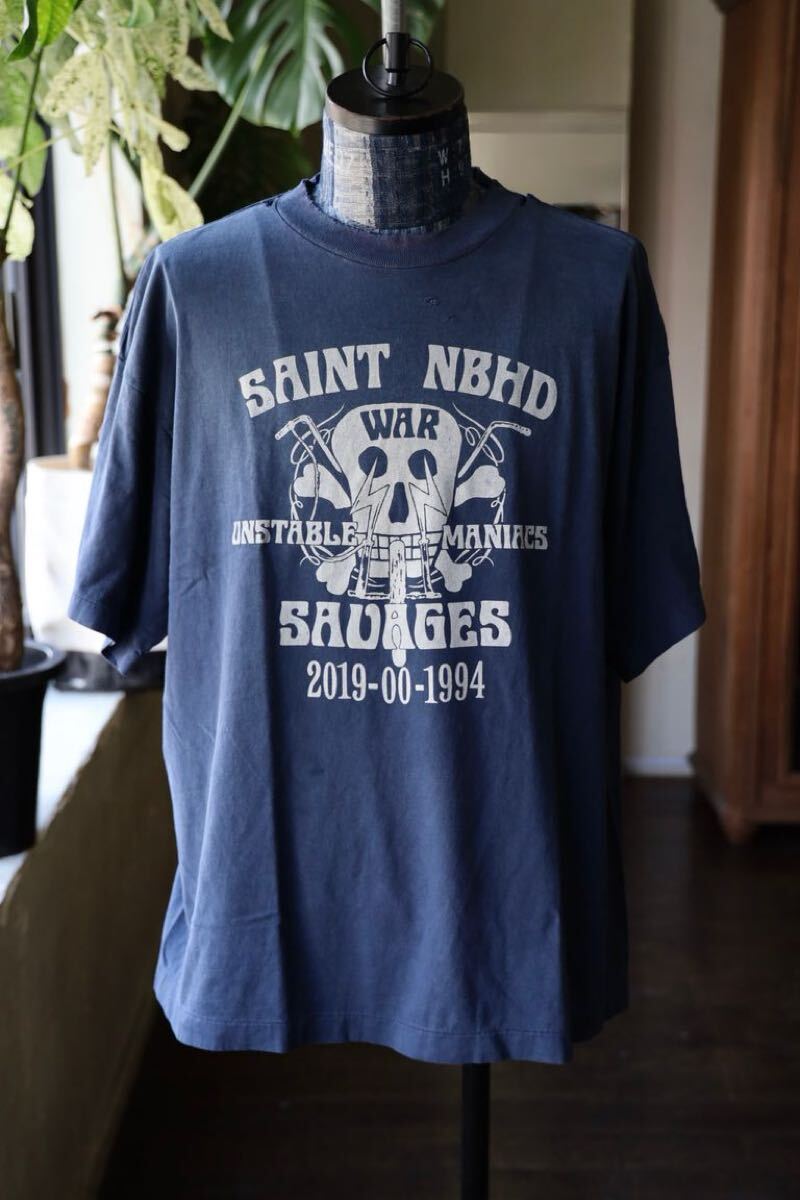 Yahoo!オークション - SAINT M×××××× STHD . SS TEE SAINT NBHD ...