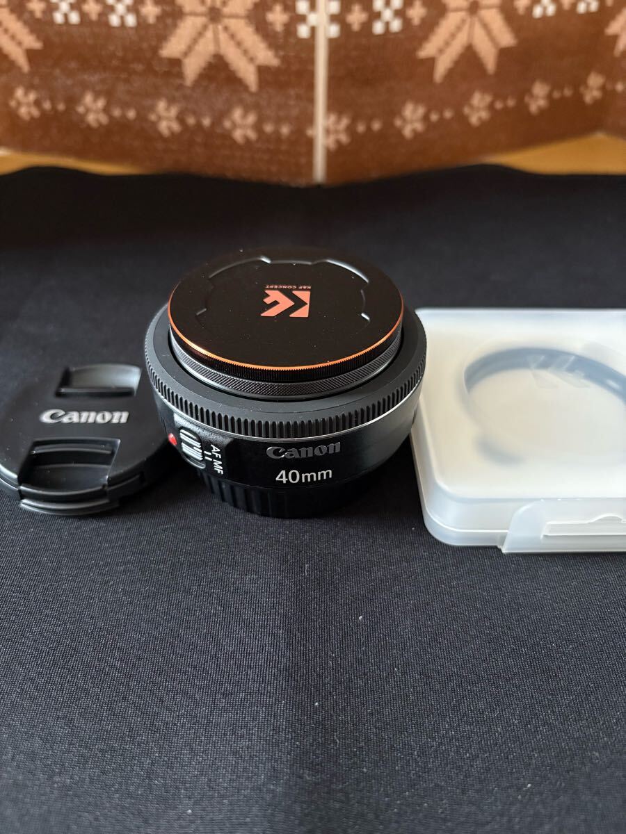 Yahoo!オークション - 美品 Canon EF40 f2.8 STM K＆Fマグネットレンズ...