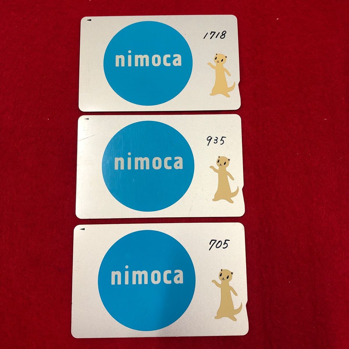 Yahoo!オークション - MH3006 残高あり nimoca ニモカ 3枚 交通系ICカ...