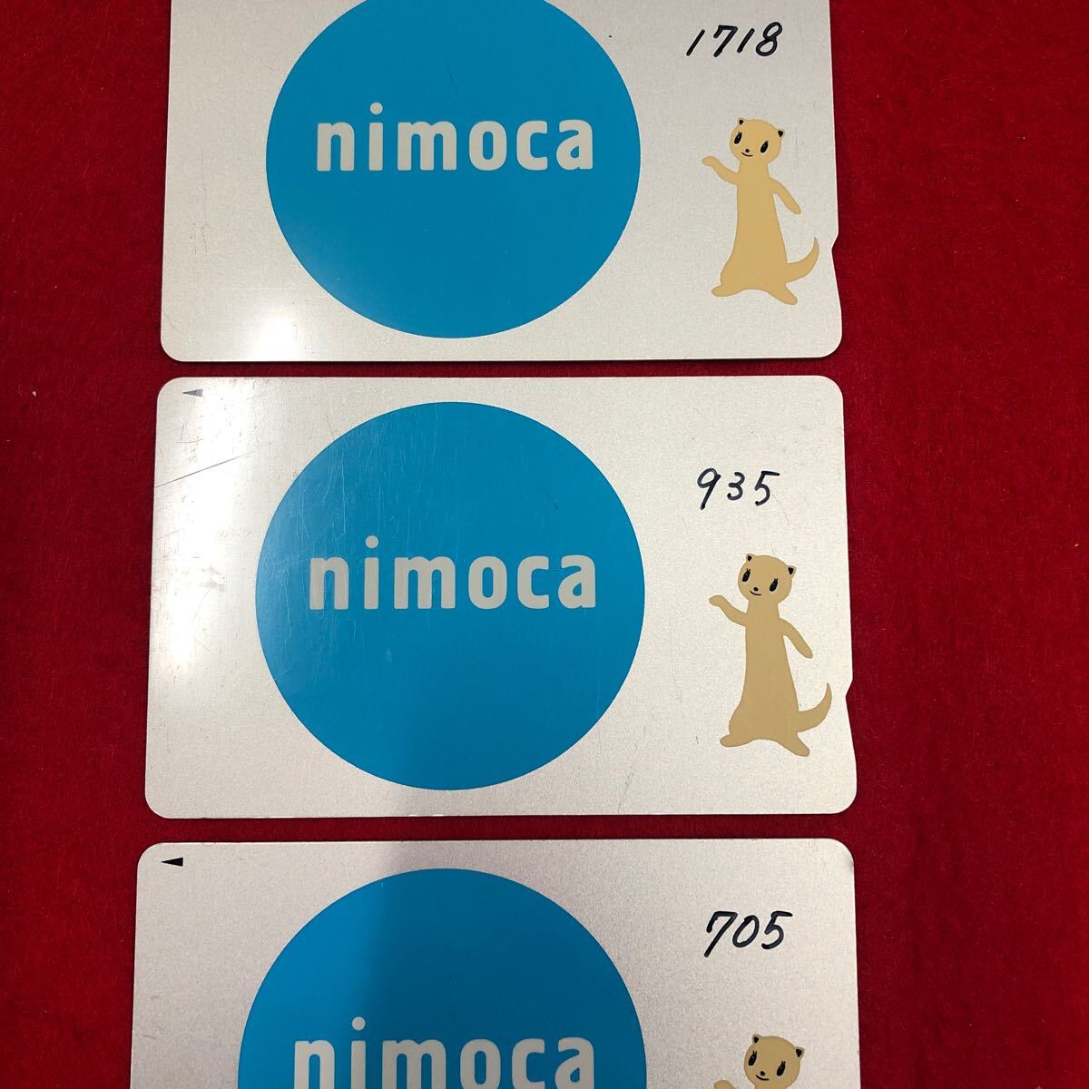 Yahoo!オークション - MH3006 残高あり nimoca ニモカ 3枚 交通系ICカ...