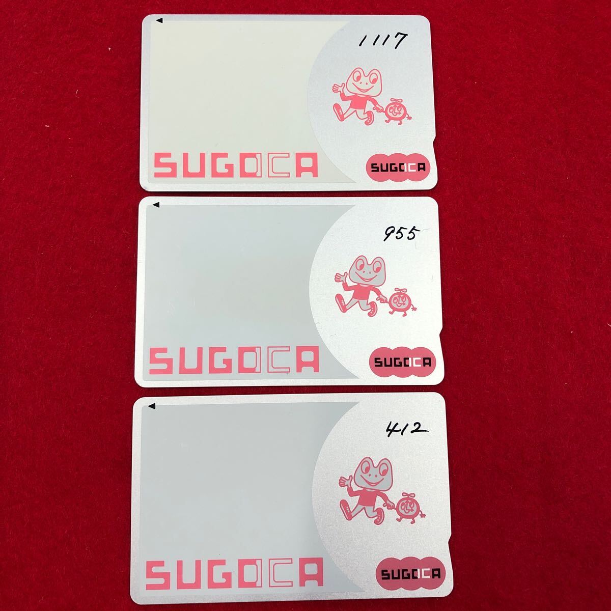 Yahoo!オークション - MH3058 残高あり SUGOCA スゴカ 3枚 交通系ICカ...