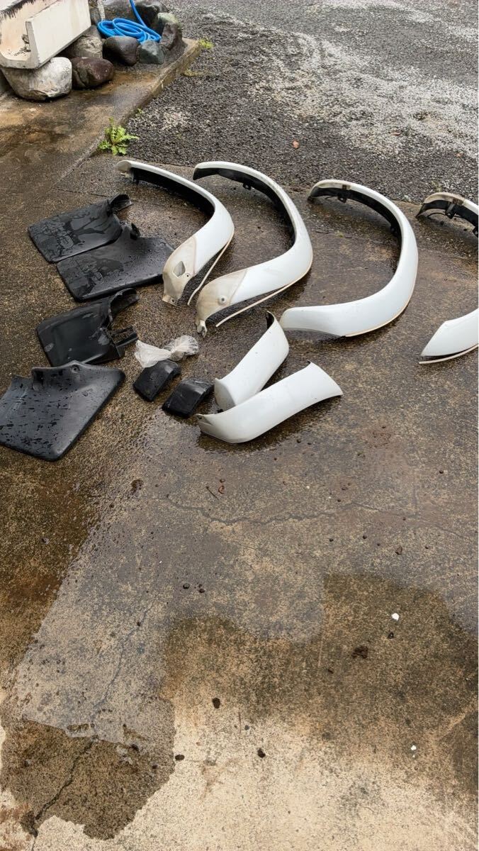 Yahoo!オークション - D22 ダットサントラック 純正オーバーフェンダー...