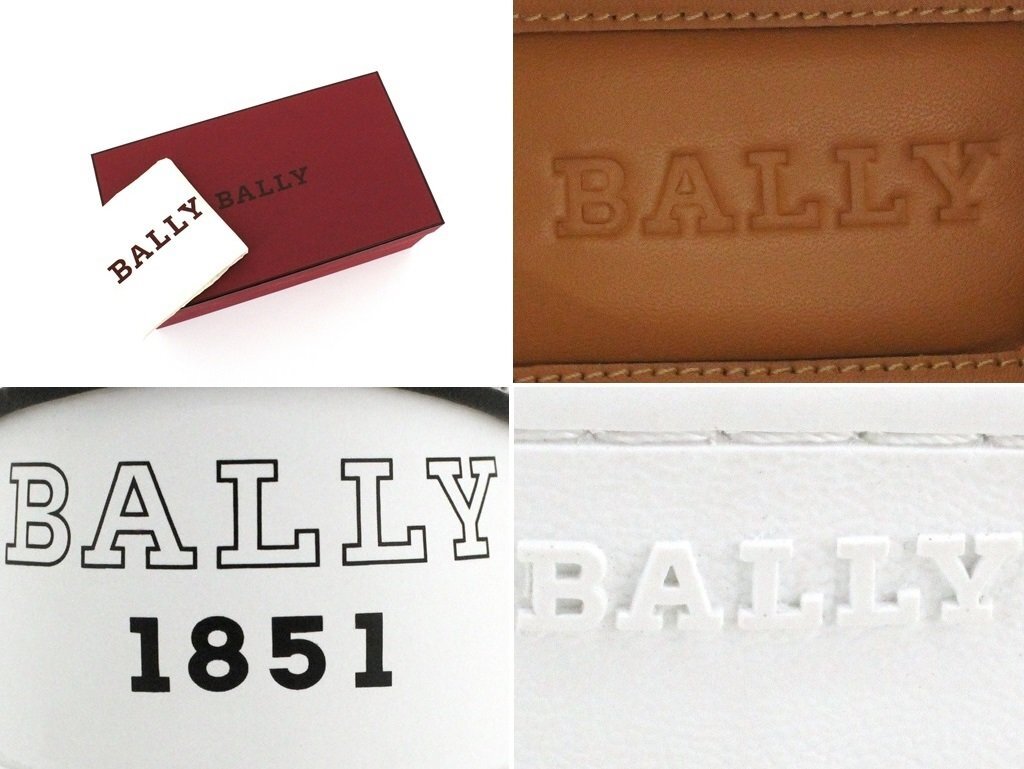 Yahoo!オークション - 12万新品 7=26cm BALLYバリーストライプロゴ ロ...