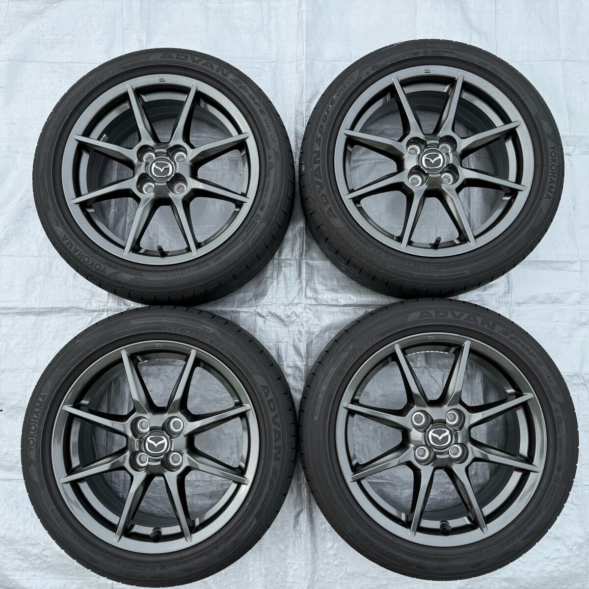 Yahoo!オークション - NDロードスター(ND5RC) 純正タイヤホイール 4本...