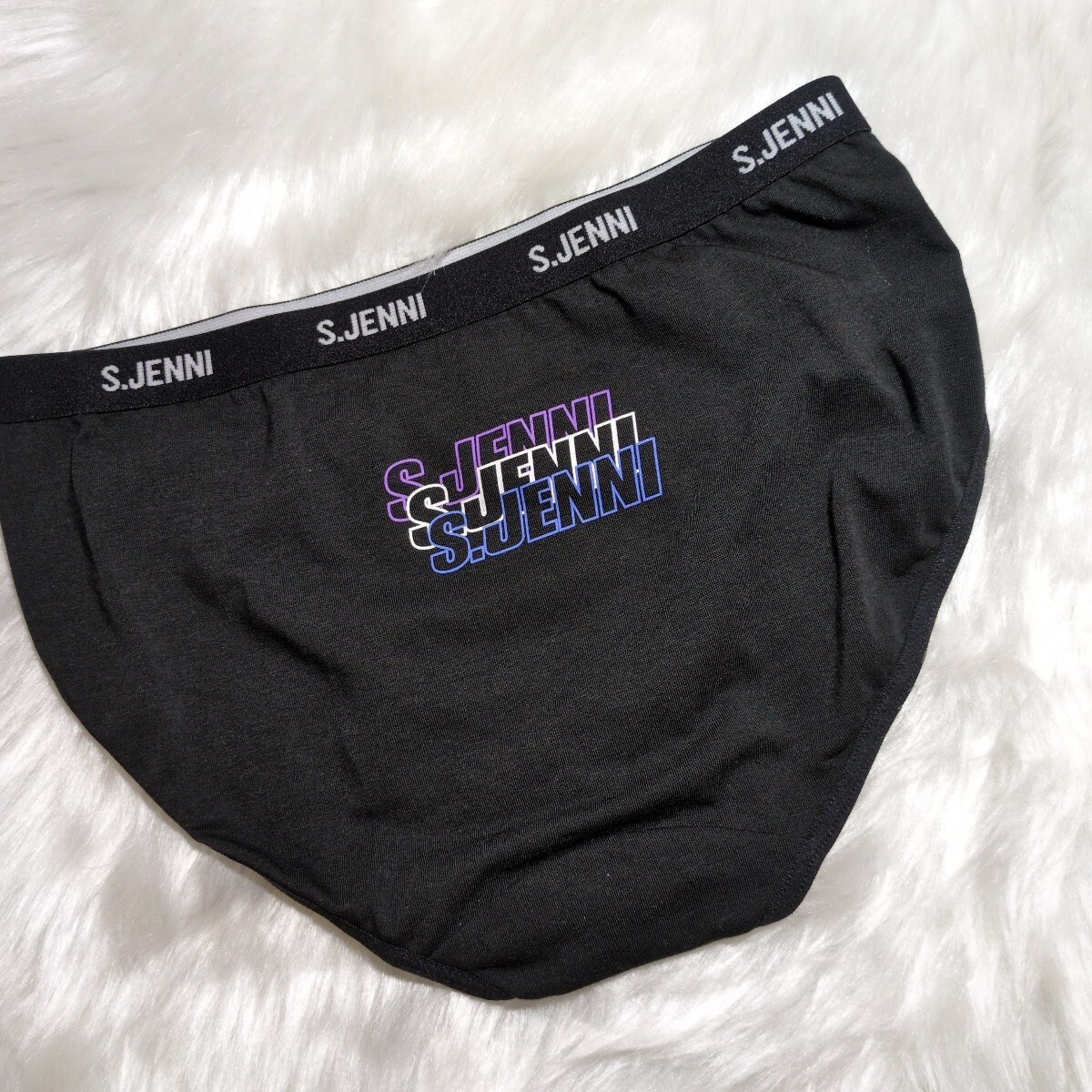 160 ティーンズ S.JENNIパンティ 肌触りの良い生地 黒 スクールショーツ(新品)のオークション落札情報