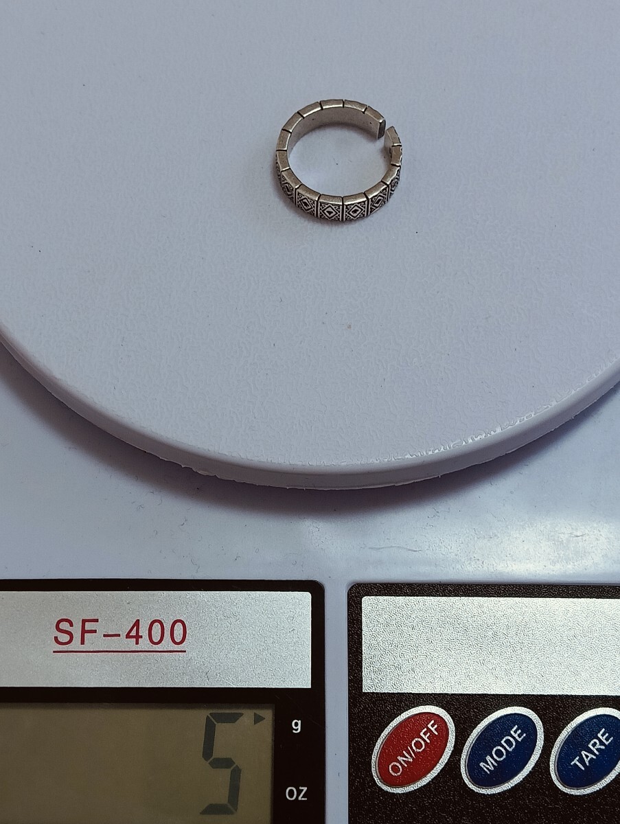 Yahoo!オークション - S925 シルバーリング（エスニック調・オープンリ...