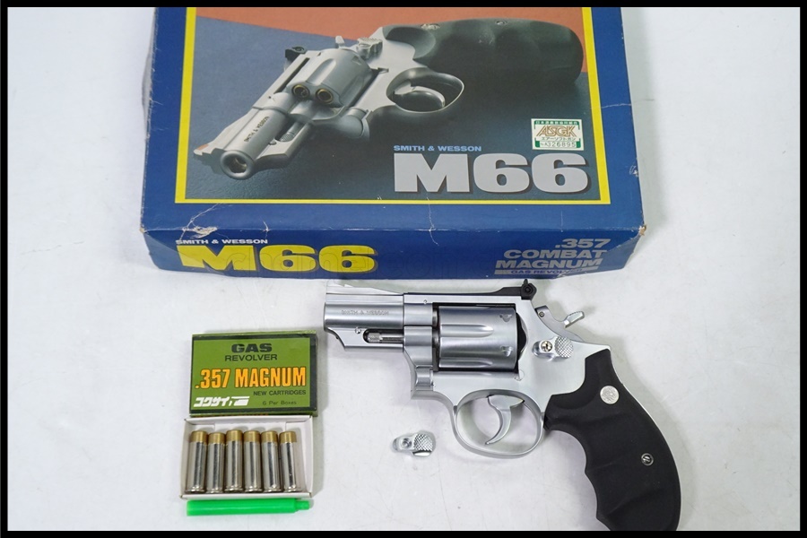 Yahoo!オークション - 東京)コクサイ S&W M66 2.5インチ シルバーABS ...