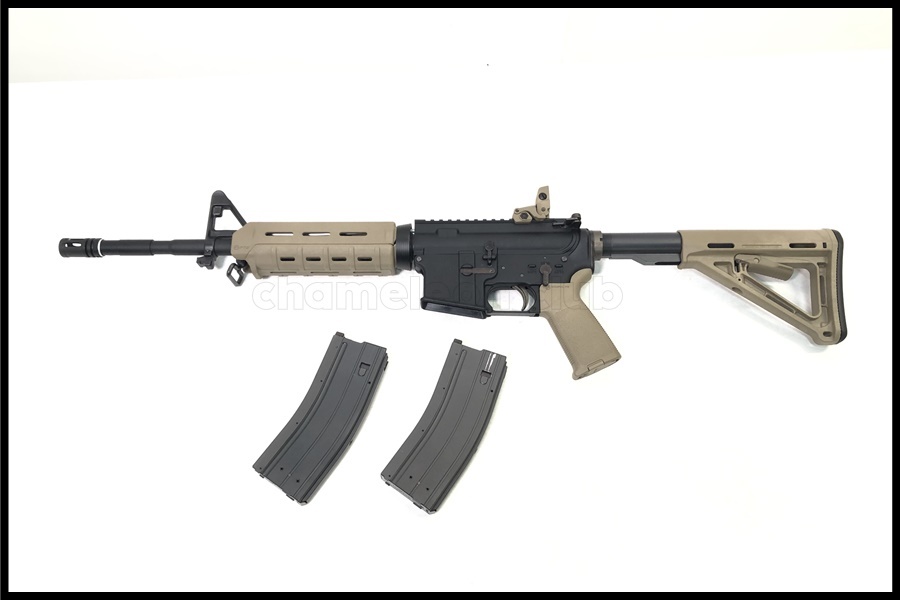 Yahoo!オークション - 東京)WA M4A1カービン マグプルモデル TAN ガス...