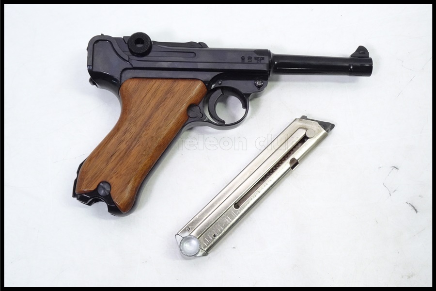 Yahoo!オークション - 東京)MGC ルガーP08 ABSモデルガン 木製グリップ