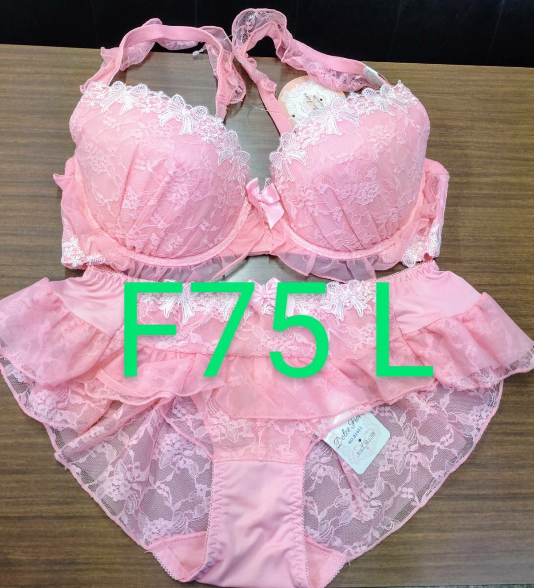 Yahoo!オークション - ブラジャーショーツセット F75 L