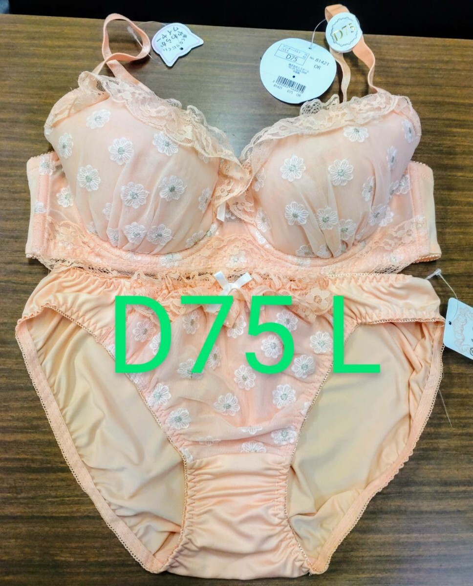 Yahoo!オークション - ブラジャーショーツセット D75 L