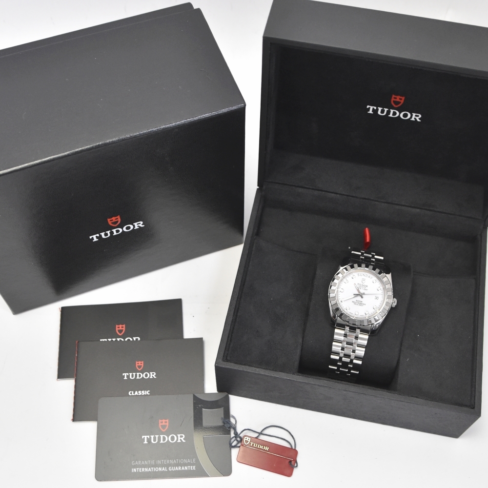 Yahoo!オークション - チューダー TUDOR 23010 クラッシック デイト+デ...