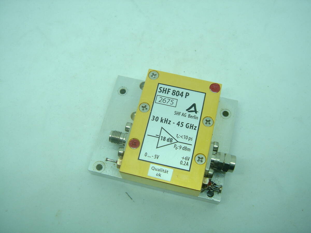 ミリ波ジャンク AMP SHF-804P 30kHz 45GHz G=18dB Po=9dBm(アマチュア無線)｜売買されたオークション情報、yahooの商品情報をアーカイブ公開 ...