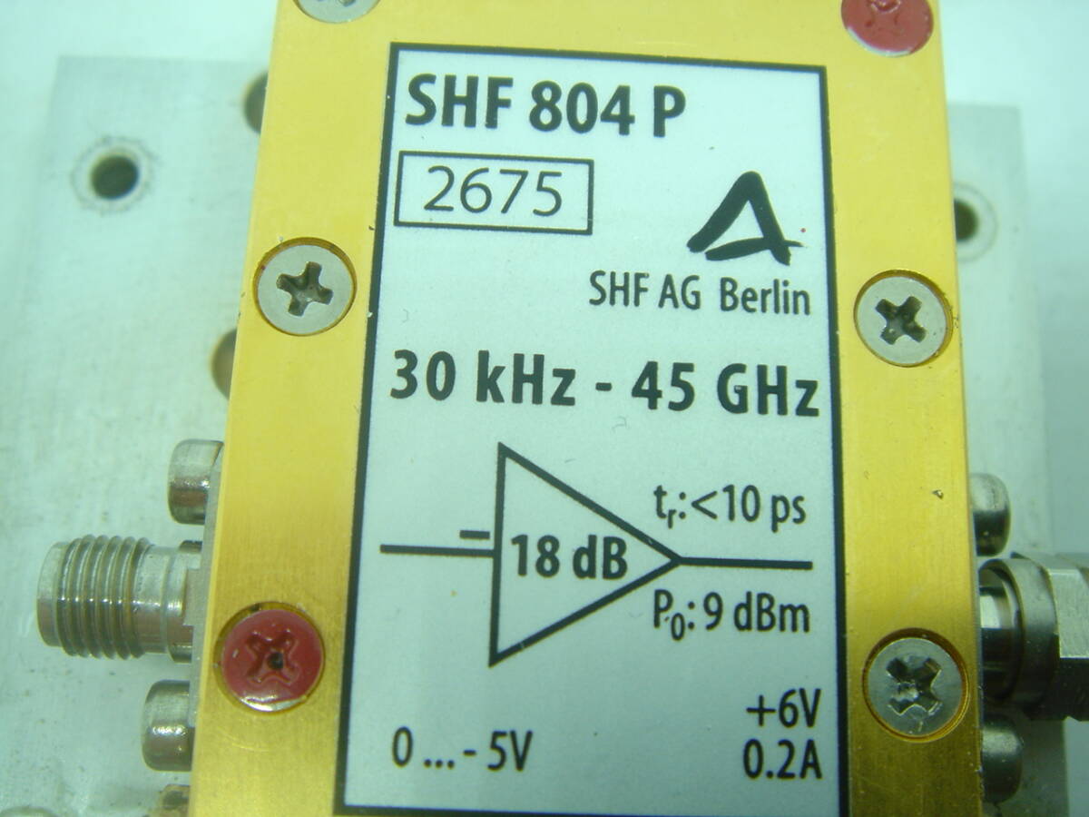 Yahoo!オークション - ミリ波ジャンク AMP SHF-804P 30kHz～45GHz G...