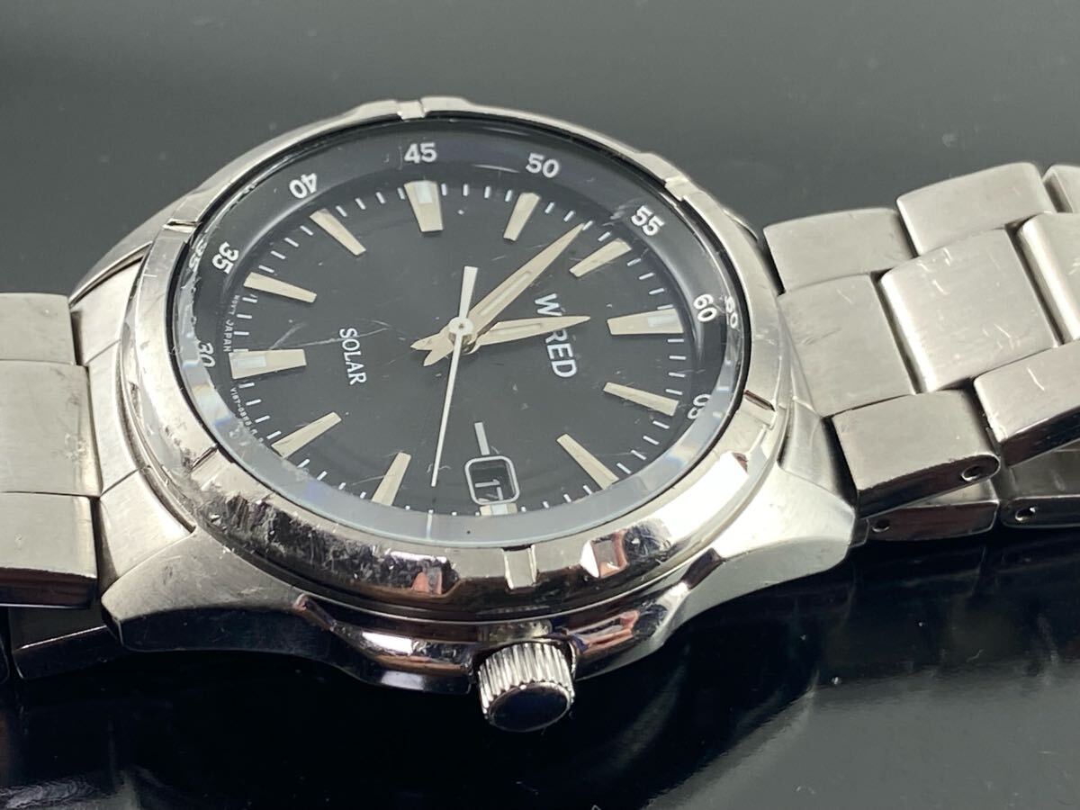 Yahoo!オークション - [A1517]1円～ メンズ ソーラー セイコー SEIKOWI...