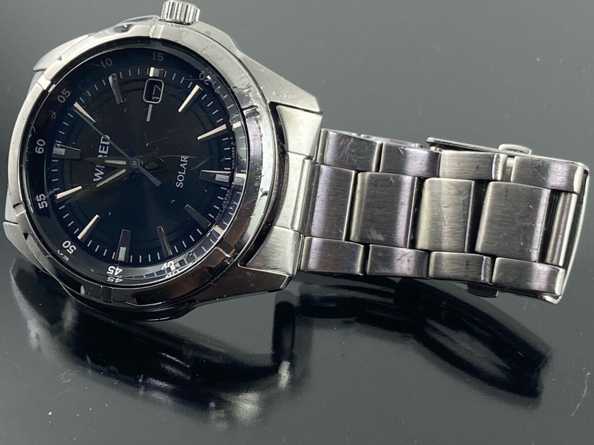Yahoo!オークション - [A1517]1円～ メンズ ソーラー セイコー SEIKOWI...