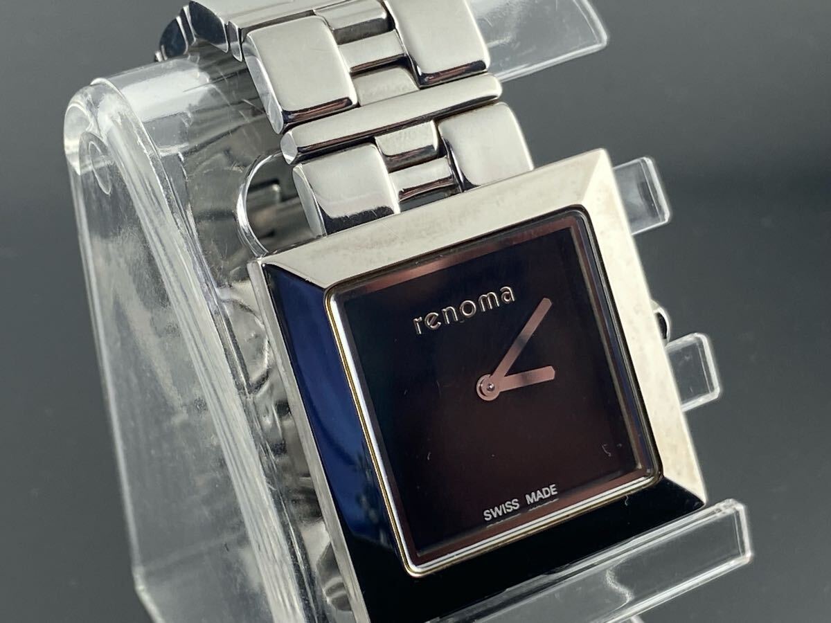 Yahoo!オークション - [A1517]1円～ メンズクォーツ SWISS MADE renoma...