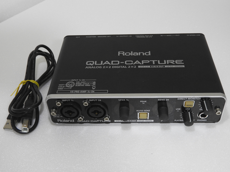 Roland UA-55 QUAD-CAPTURE オーディオインターフェース ローランド(オーディオインターフェース)｜売買されたオークション情報、yahooの商品情報をアーカイブ公開 ...