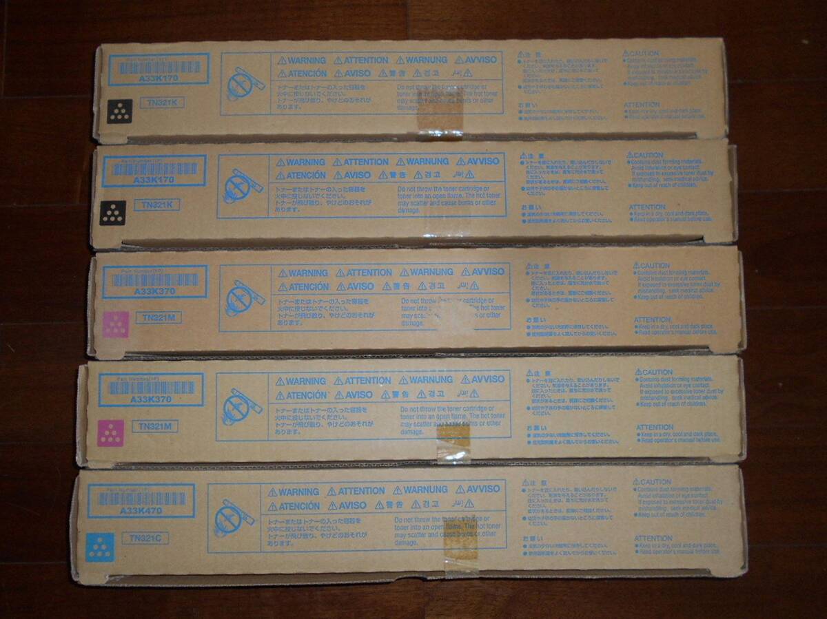 Yahoo!オークション - コニカミノルタ トナー TN321 3色5箱セット