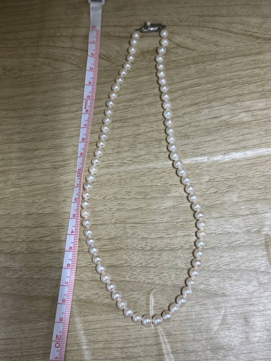 14 パール ネックレス 真珠 40cm 0.5mm SILVER(その他)｜売買されたオークション情報、yahooの商品情報をアーカイブ公開 - オークファン（aucfan.com）