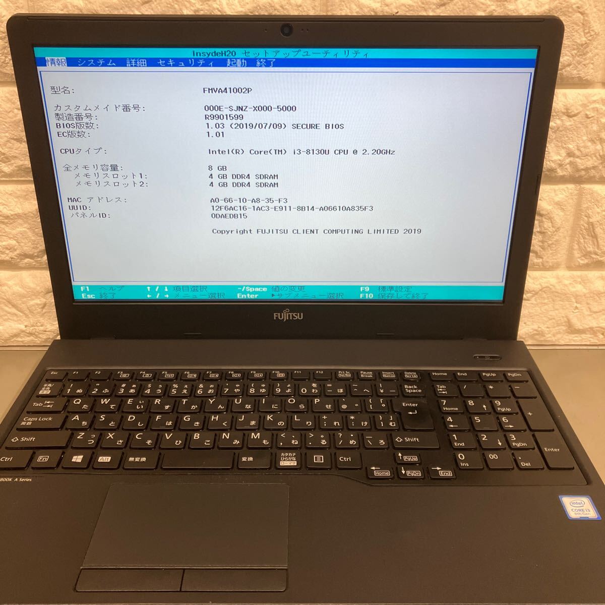 Yahoo!オークション - I198 FUJITSU LIFEBOOK A359/BX FMVA41002P Core...
