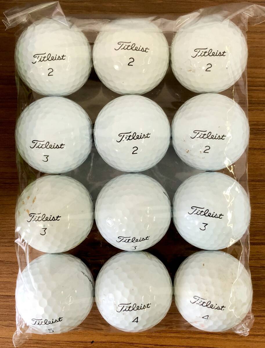 Yahoo!オークション - 【4023-PV1】Titleist-Pro V1 12個【ロストボー...