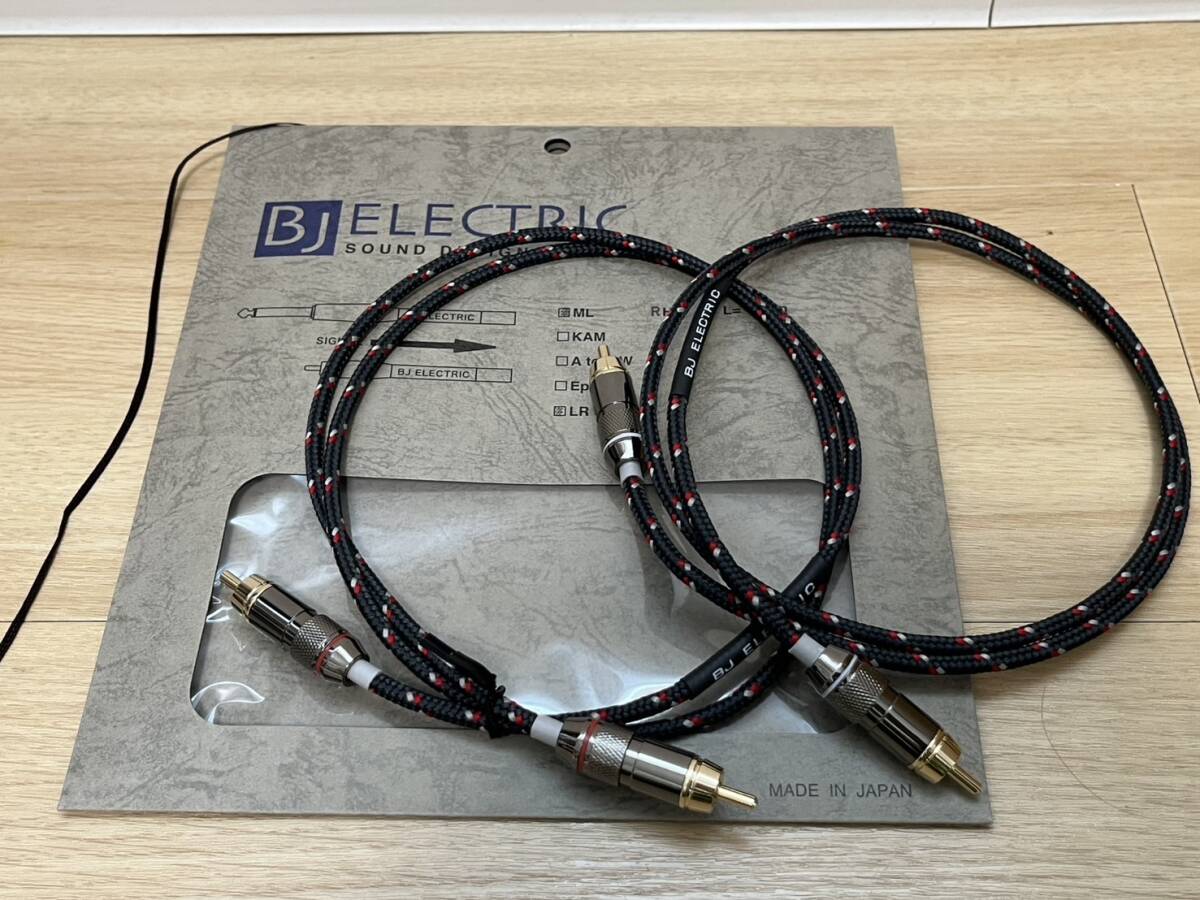 Yahoo!オークション - BJ Electric ML-RH RCAケーブル 1mペア【ほぼ新...