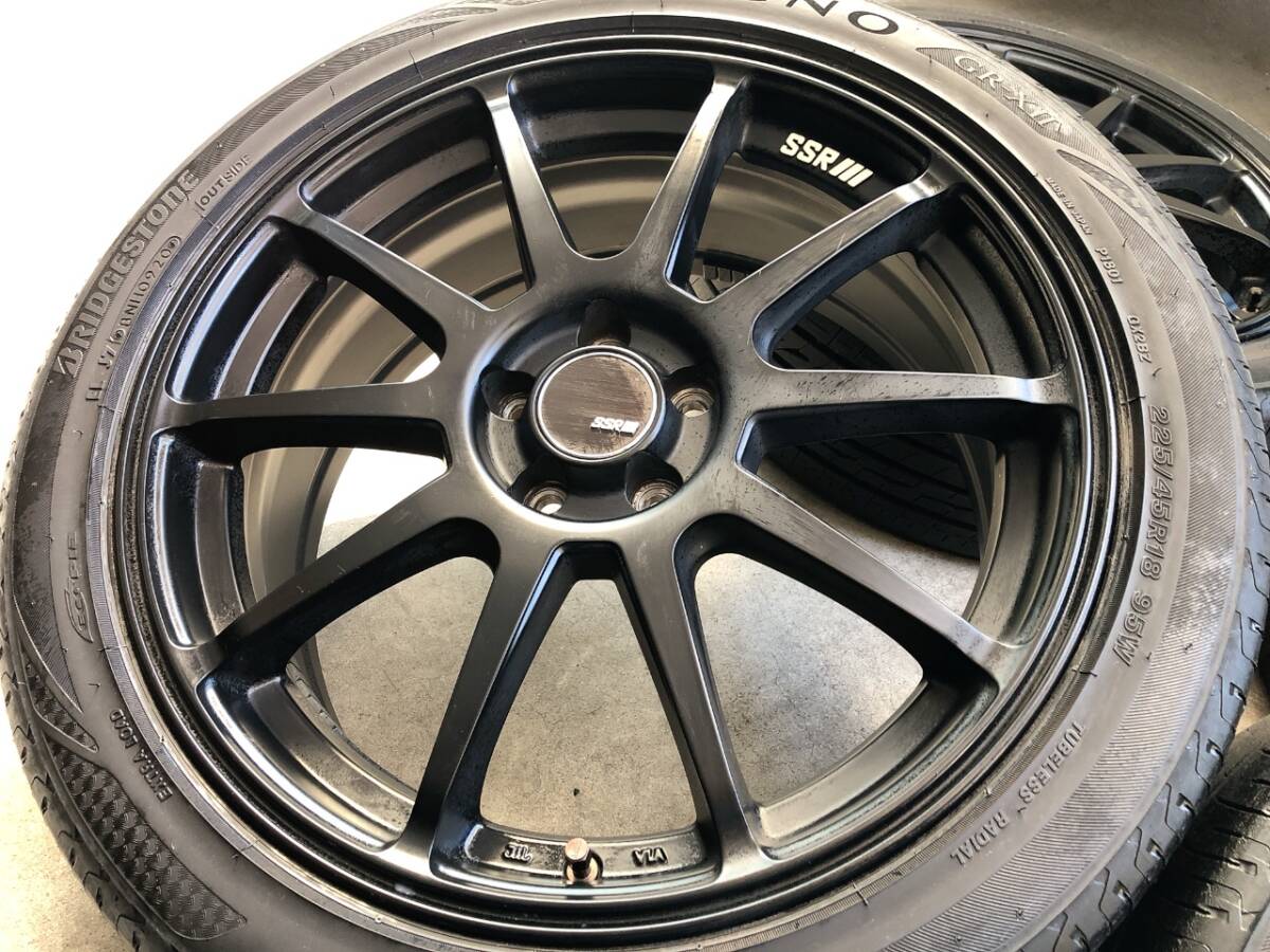 Yahoo!オークション - SSR GTV02 18-7.5+48 PCD100-5 225/45R18 レグ...