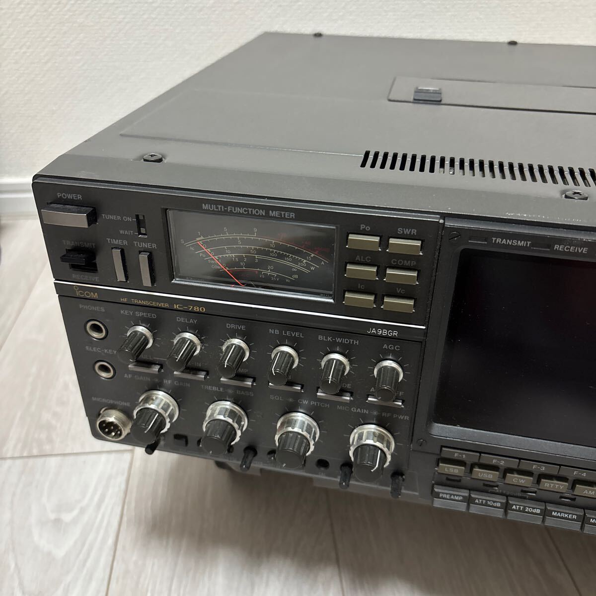 Yahoo!オークション - ジャンク アイコム ICOM IC-780 アナログ HFトラ...