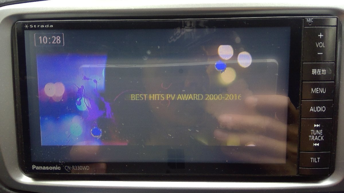 Yahoo!オークション - (I)カーナビ Panasonic Strada CN-R330WD CD/DVD...