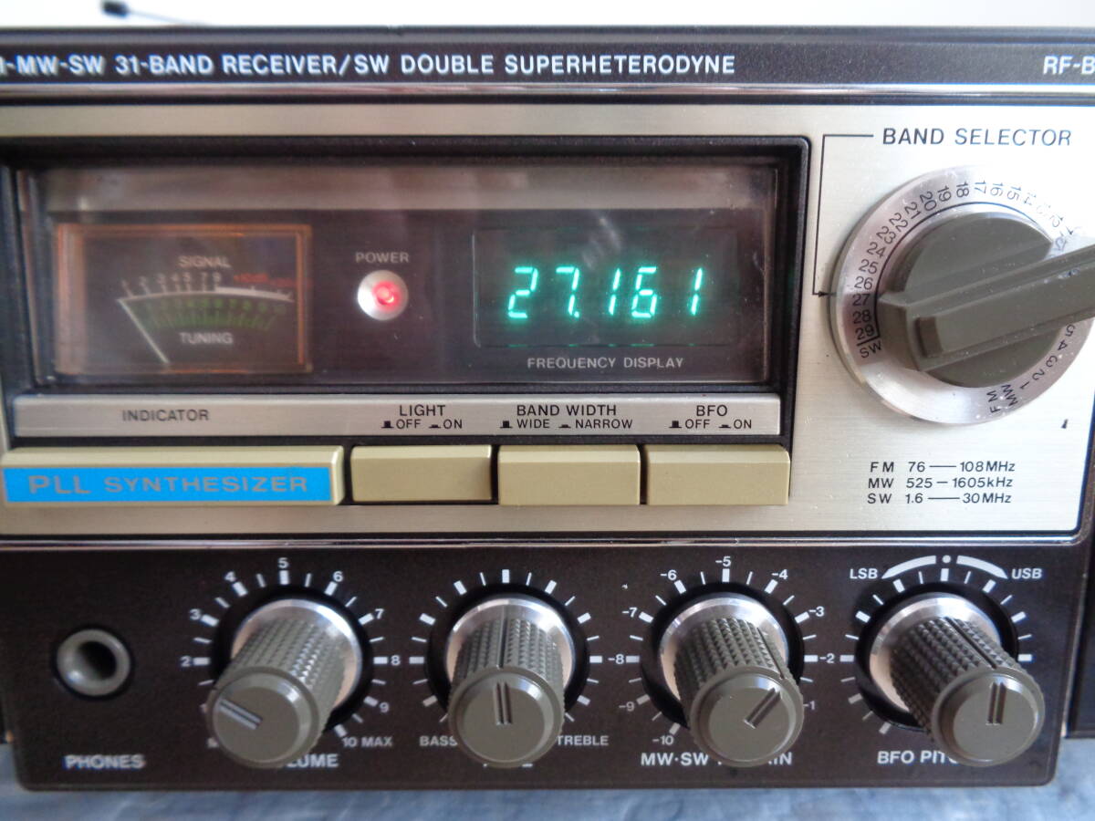 Yahoo!オークション - ナショナル RF-B30 FM-MW-SW 31-BAND 通信機型ラ...