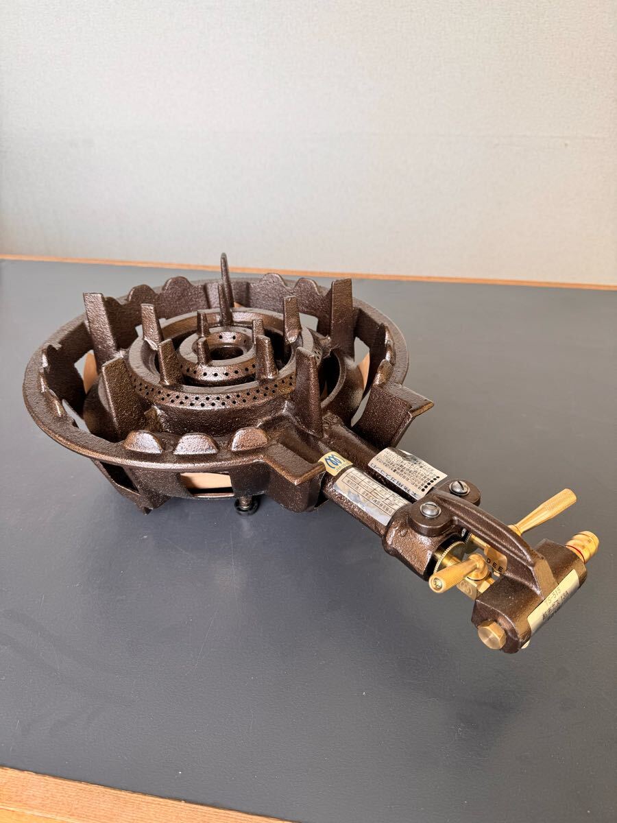 Yahoo!オークション - 鋳物コンロ タチバナ TS-515 都市ガス13A 未使用...