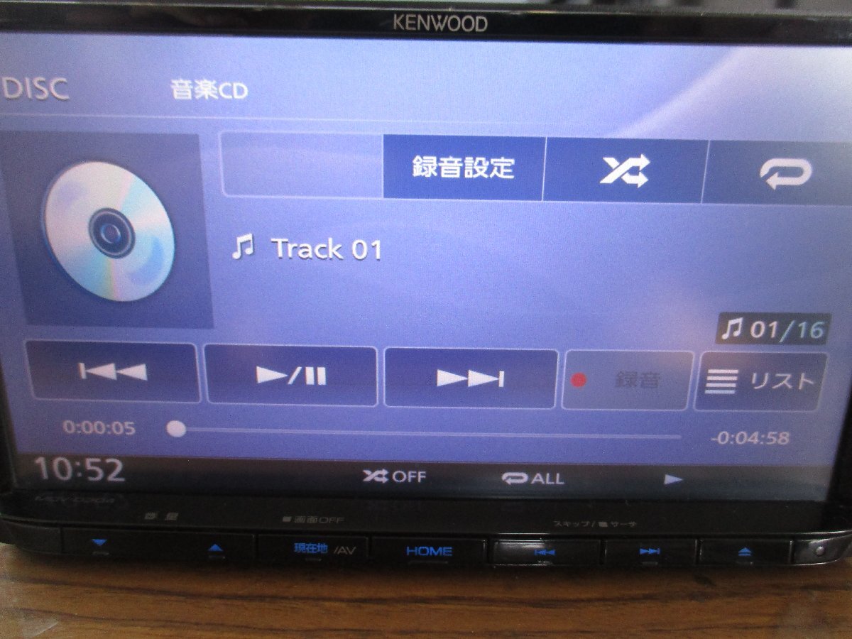 Yahoo!オークション - ケンウッド KENWOOD メモリーナビ MDV-D304 ワン...