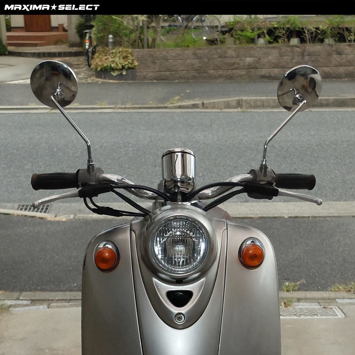 メッキミラー 丸型 ヤマハ ビーノ 5AU SA11J 左右セット 8mm 逆ネジ バイクミラー パーツ(ミラー)｜売買されたオークション情報、yahooの商品情報をアーカイブ公開 ...