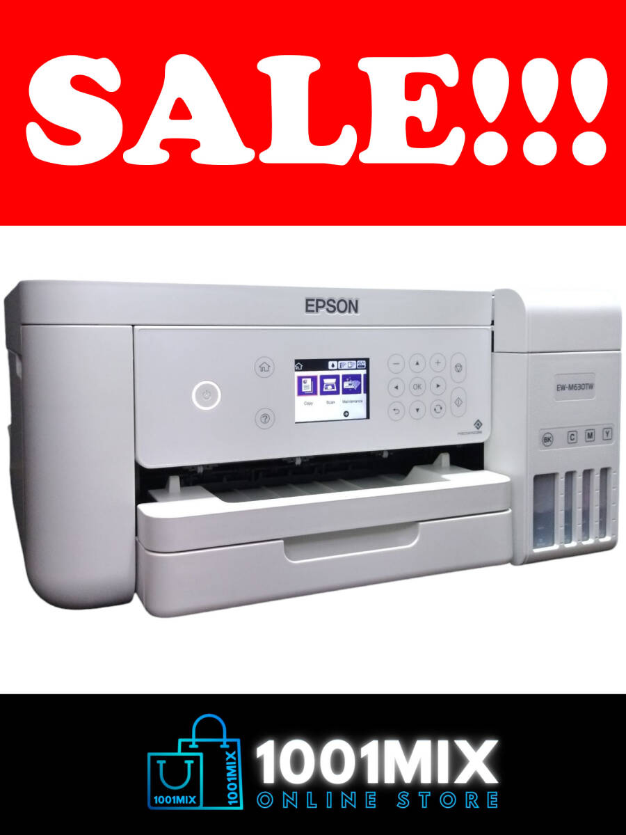 Yahoo!オークション - (X81) エプソンEW-M630TW - 複合機 エコタンク搭...
