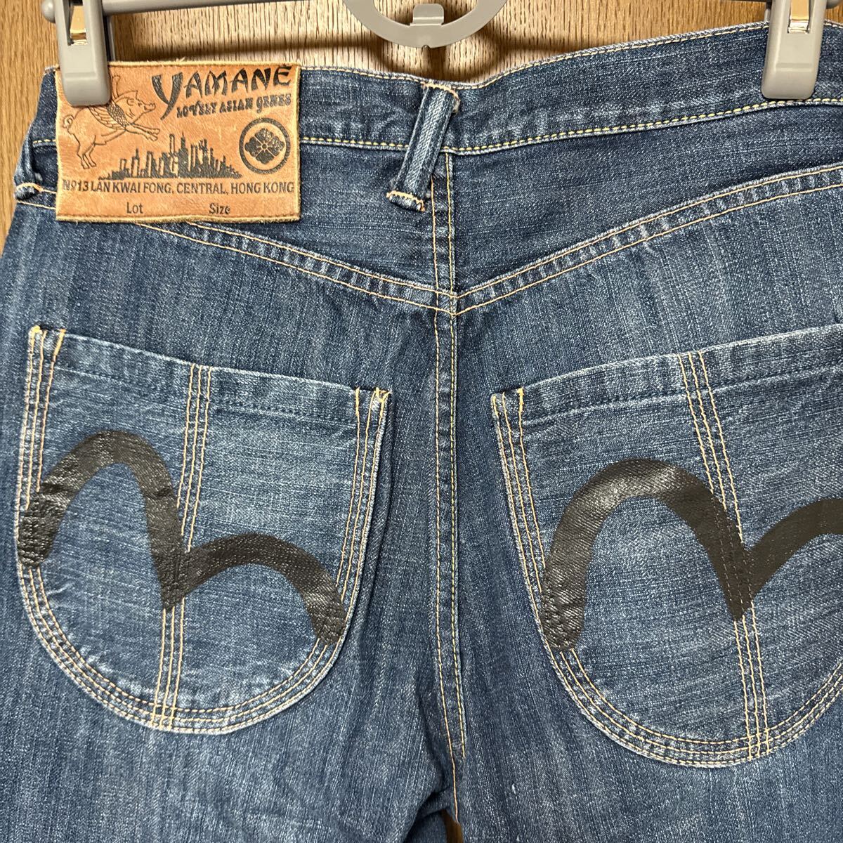 Yahoo!オークション - YAMANE ヤマネ ジーンズ32 EVISU