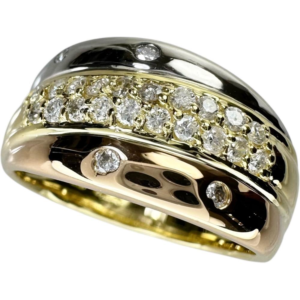 Yahoo!オークション - 11号 ダイヤモンド 0.24ct リング・指輪 K18ゴー...